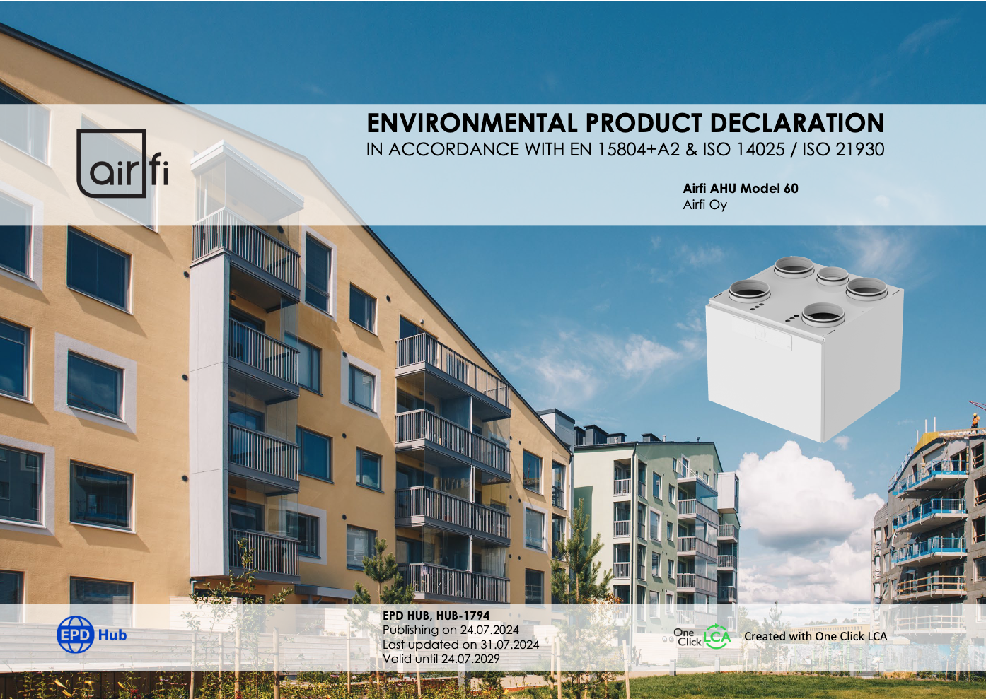 Model 60 - EPD Environmental product declaration (EN 15804+A2 ...