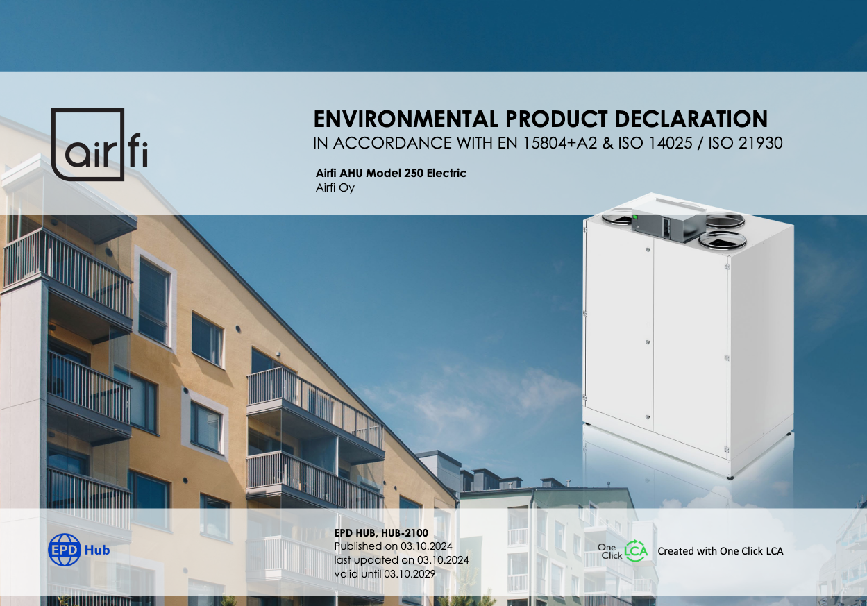 Model 250 Electric - EPD Environmental Product Declaration (EN 15804+A2 ...